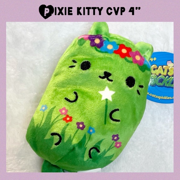Cats vs Pickles | Other | 4 Cvp Pixie Kitty Cats Vs Pickles Plush Ser 2 ...